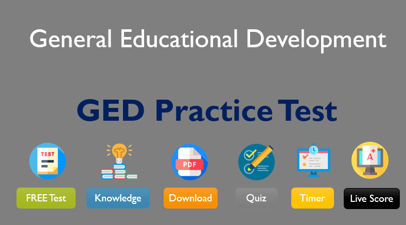 GED Practice Test 2023 UPDATED Printable ions Answers