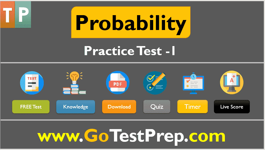 Probability Practice Test Question Answers (Sample Worksheet PDF)